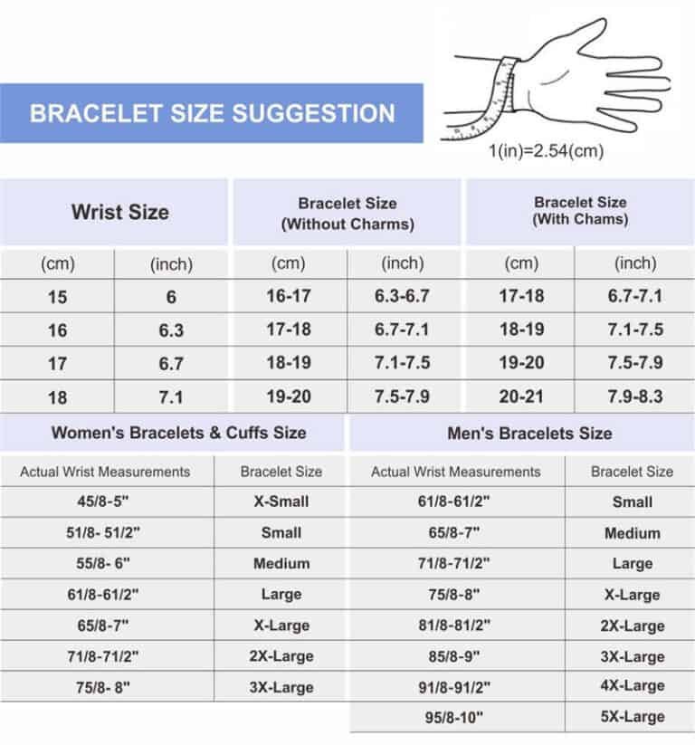 Bracelet Size Guide - TYGEMS: Moissanite&lab diamond Jewelry Manufacturer